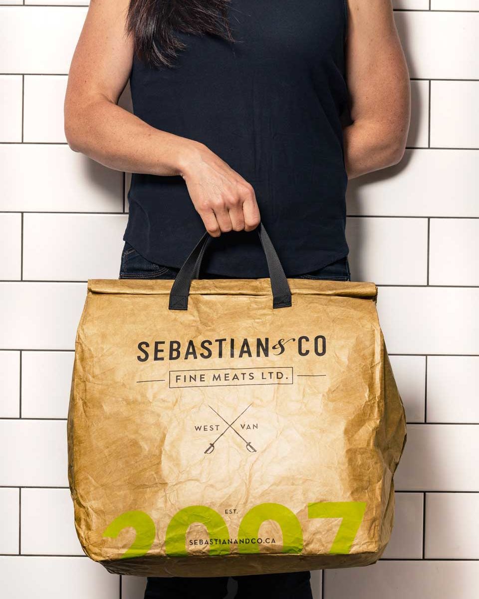 LARGE INSULATED REUSABLE FREEZER BAG Sebastian Co Fine Meats